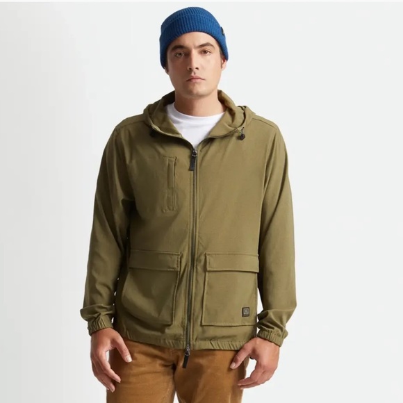 Brixton | Jackets & Coats | Brixton Mens Utility Parka Full Zip Hooded ...